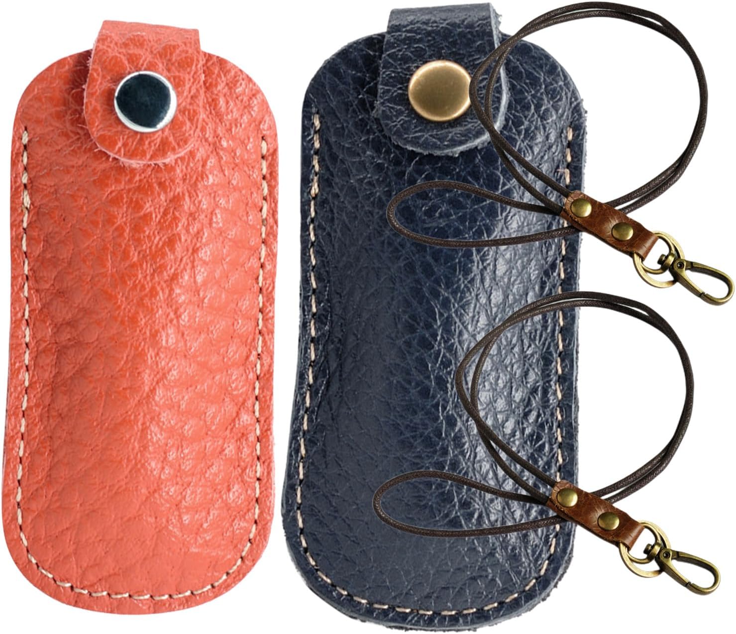 Amazon.com: RIVEENY 2 Pack Genuine Leather Flash Drive Case USB Storage ...