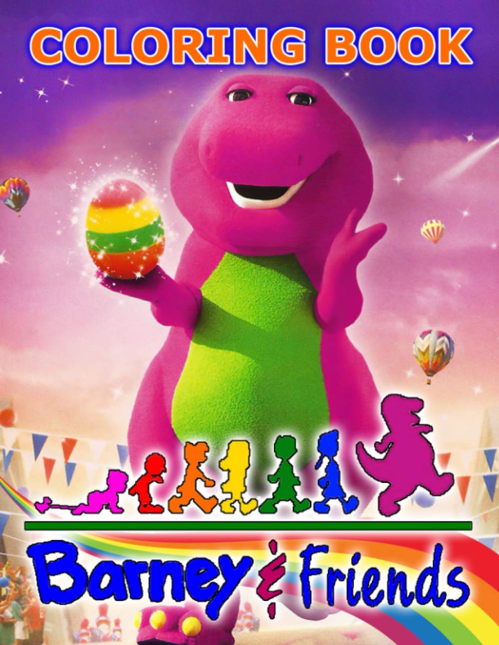 Buy Barney And Friends Coloring Book: An Amazing Coloring Book For Fans ...