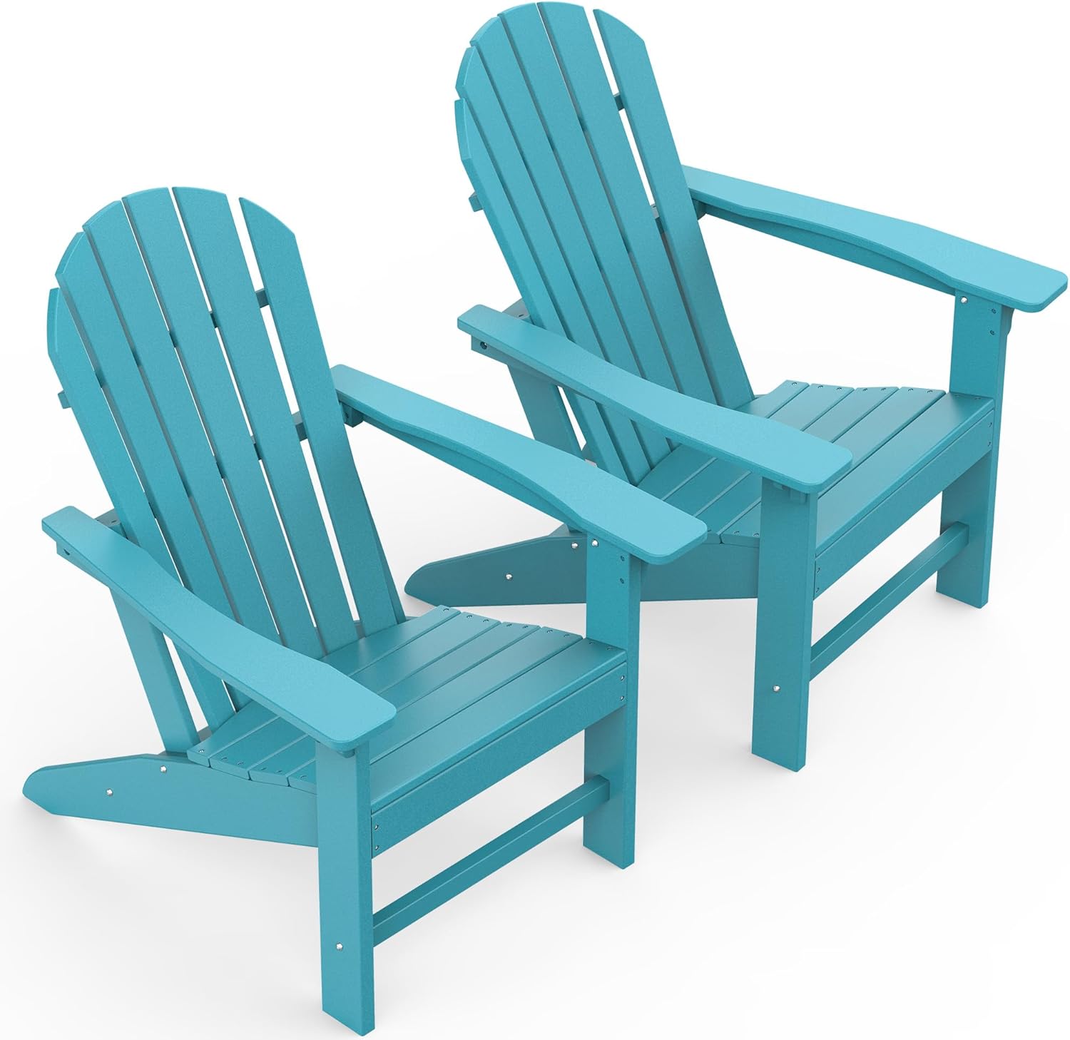 Amazon.com : OTSUN Adirondack Chair Set of 2, Large Lawn Chair, Outdoor Chair with Durability ...
