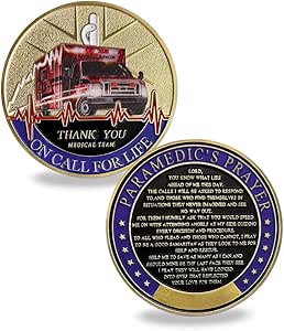 Amazon.com: Medical Services Medic Prayer Coin EMT EMS Paramedic's ...