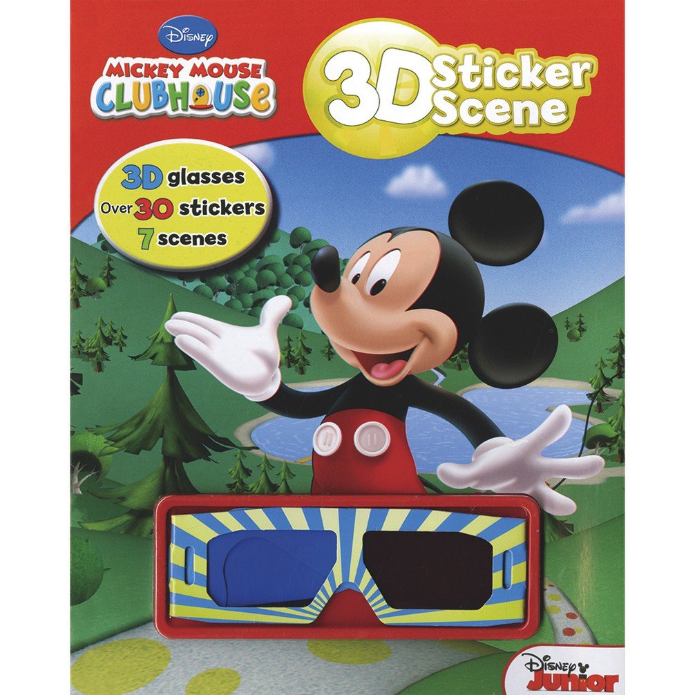 3d Sticker Scene - Mickey Mouse Club House: NA: 9781445425863: Amazon ...