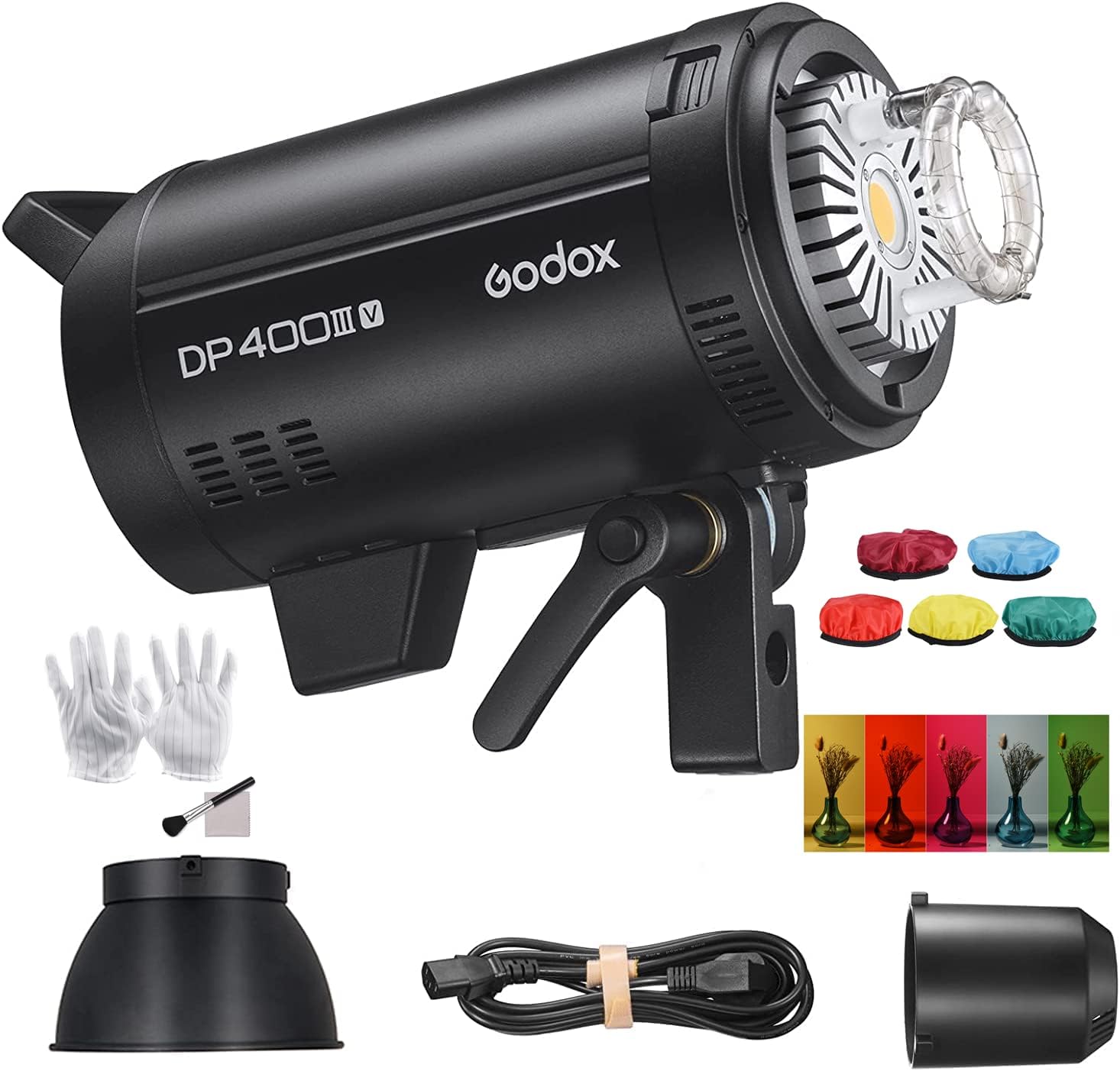 Amazon.com : Godox DP400III-V Upgraded Studio Flash Light 400Ws Power ...