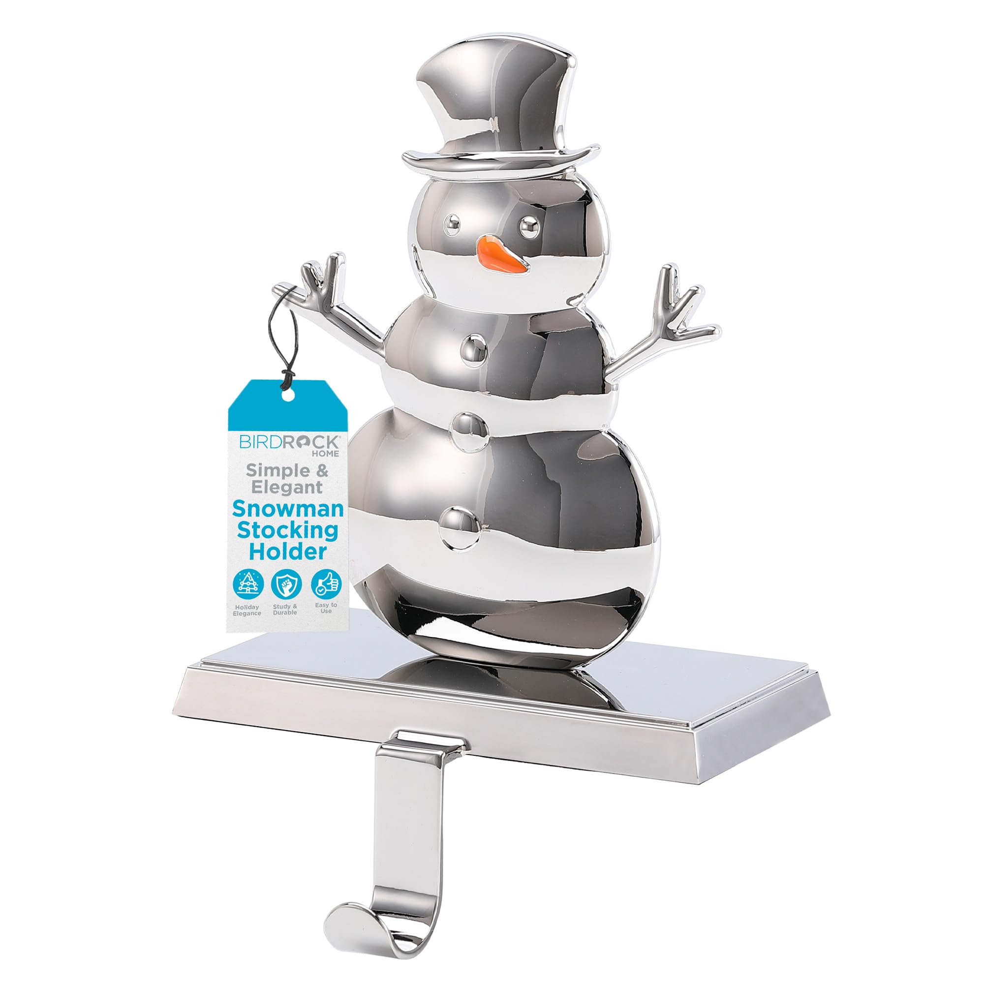 Amazon.com: BIRDROCK HOME Christmas Stocking Holders for Mantle ...