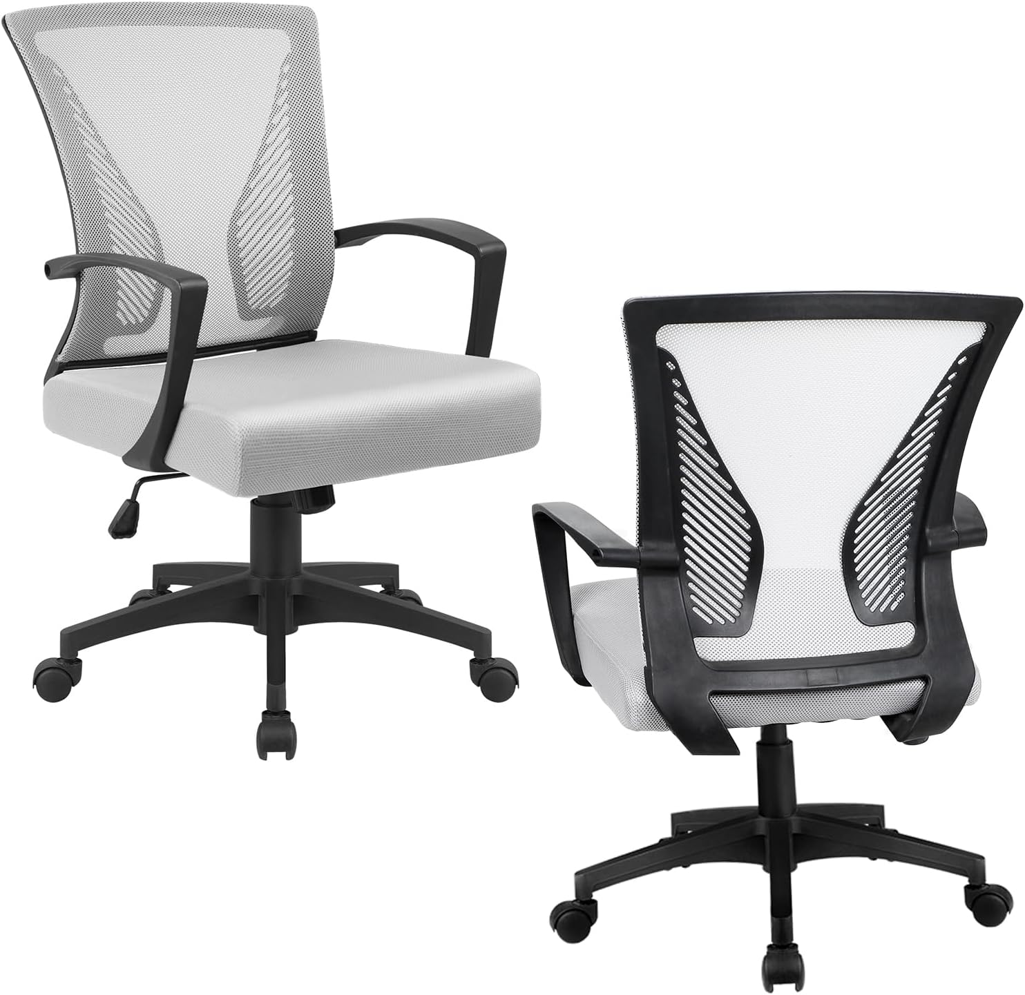 TRIUMPHKEY Adjustable Office Chair,Office Desk Chair,Ergonomic Computer ...
