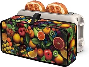 Amazon.com: YUVAMAGIMO Fruit Pattern Toaster Cover Compatible with 2 ...