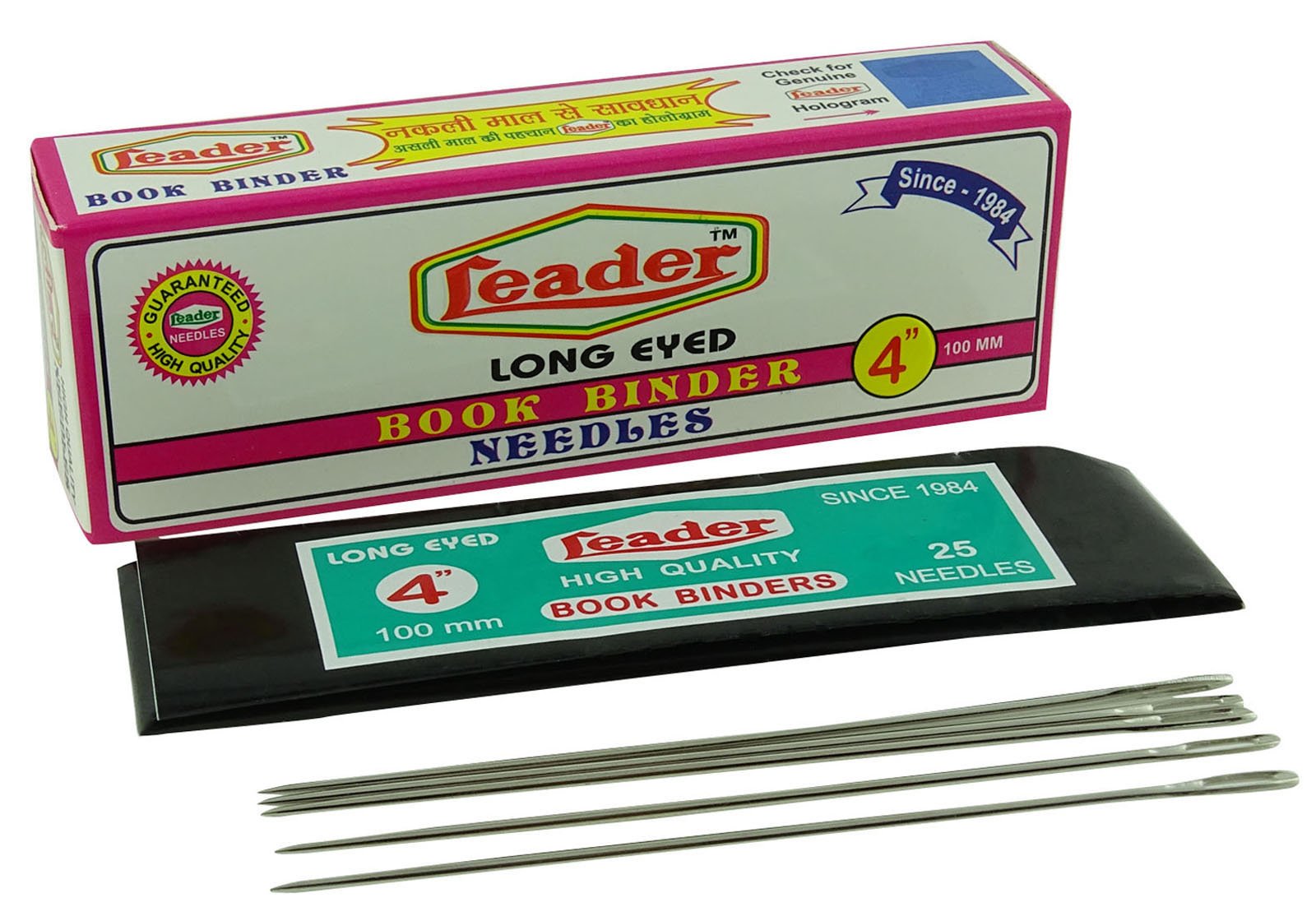 Amazon.com: Leader-Sewing Long Eyed Book Binders Needles Sewing ...