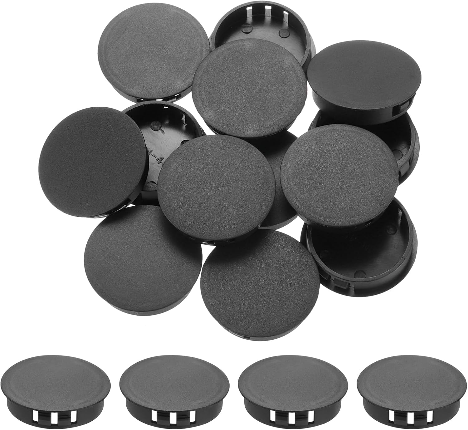 Amazon.com: MECCANIXITY 32PCS 42mm/1.65" Black Plastic Hole Plugs ...