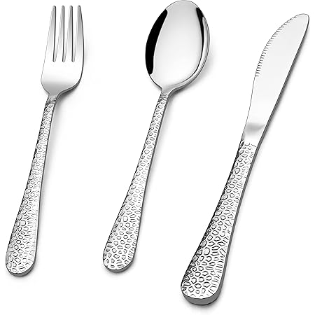 Kids Cutlery Set, Herogo 9 Pieces Stainless Steel Children's Toddler ...
