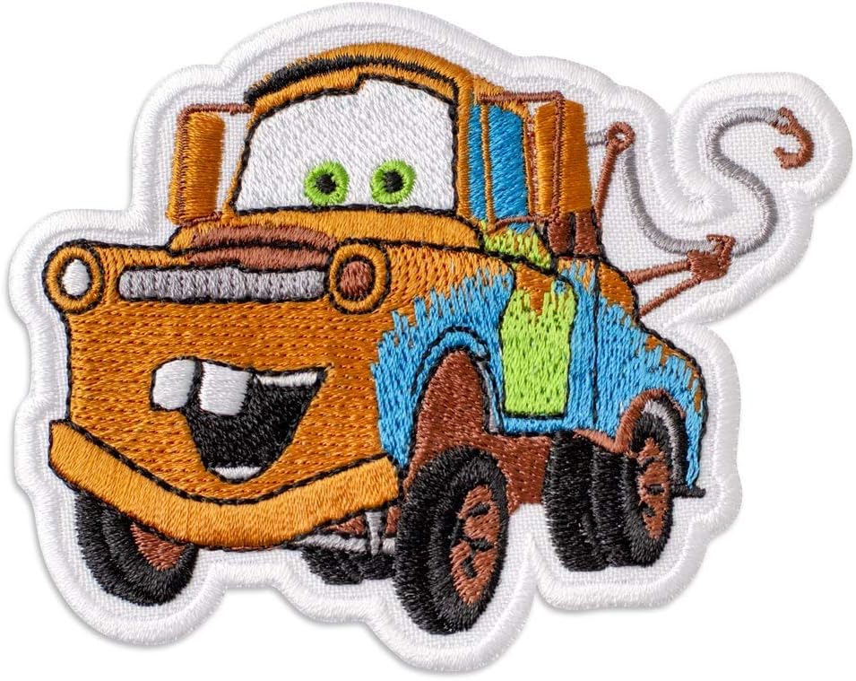 Amazon.com: Cars Logo Cartoon Film Embroidered Patch Iron On (3.9" x 2. ...