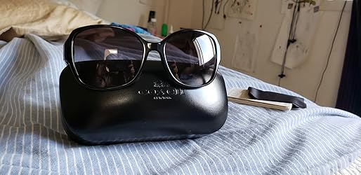Amazon.com: Coach Sunglasses HC 8166 534811 L154 Black Grey Gradient ...