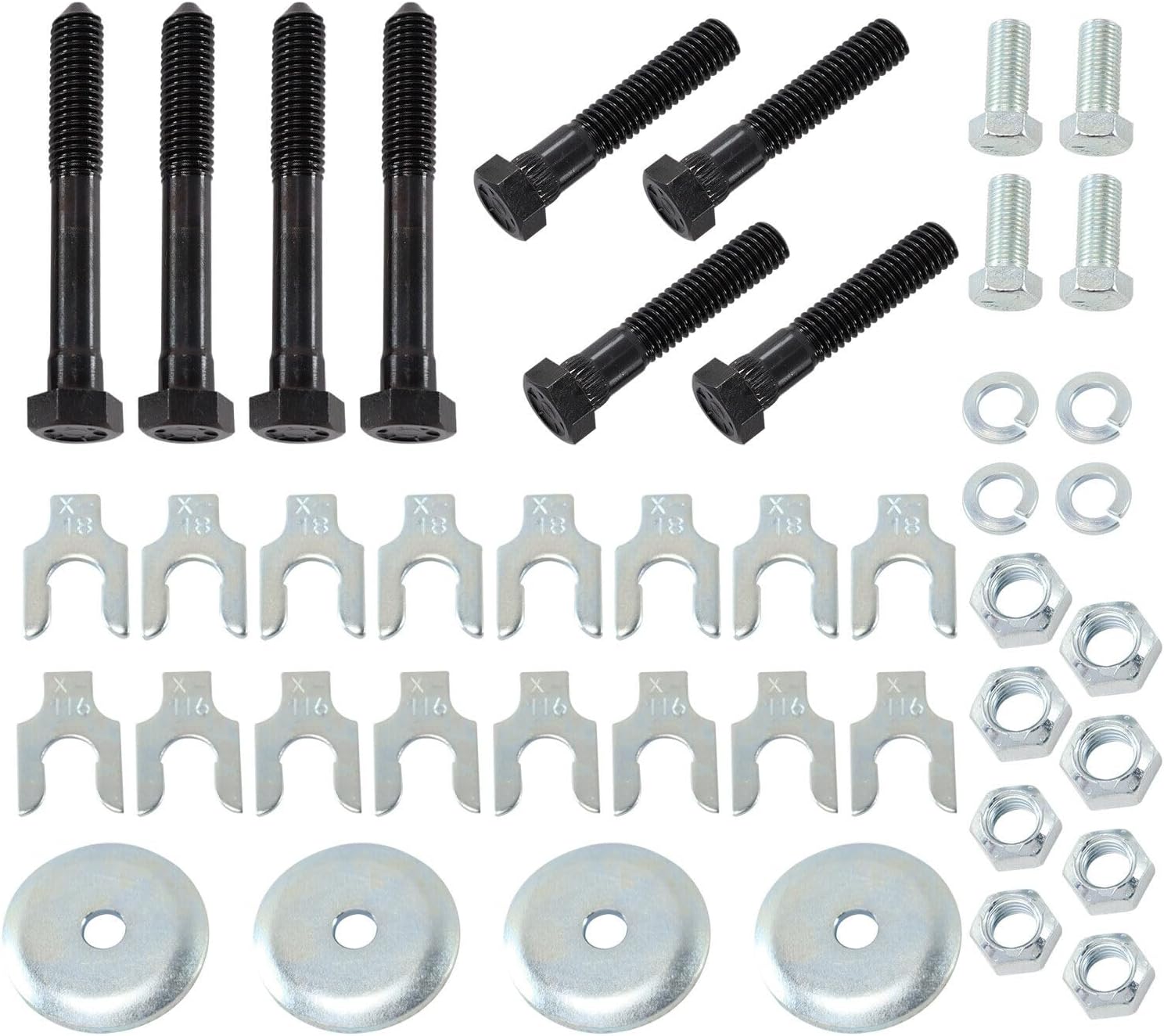 Amazon.com: DOUQANG Upper & Lower Tubular Control Arms Suspension Kit ...