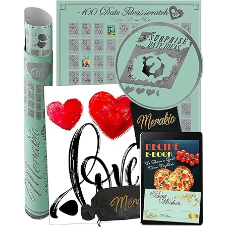 Amazon.com: YOBRO 100 Dates Scratch Off Poster, Date Night Ideas Poster ...