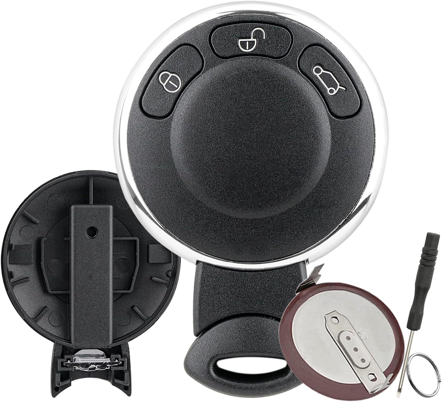 FOBTRONICS 3 BUTTON REMOTE SMART KEY FOB FOR BMW MINI CLUBMAN COOPER ...