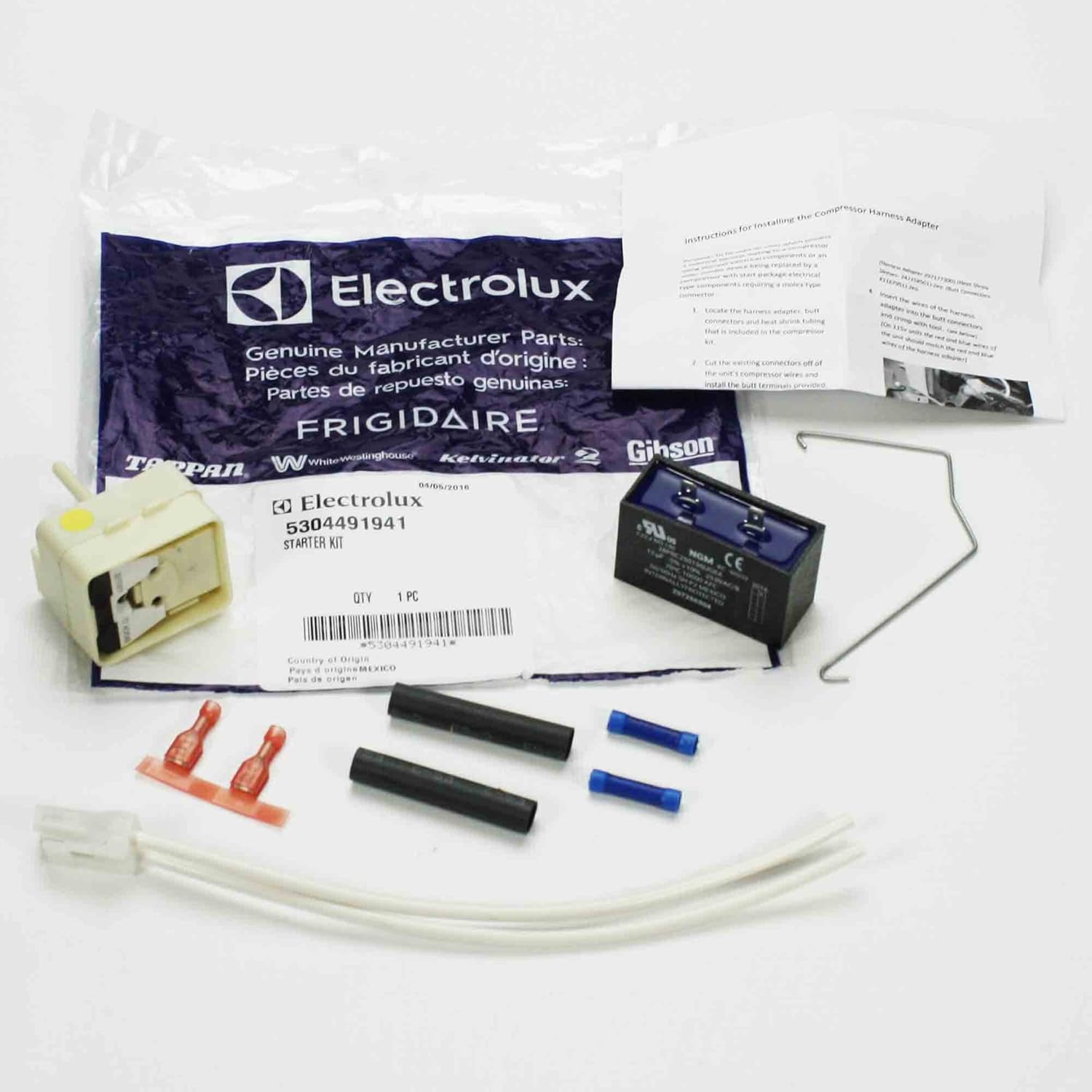 Amazon.com: Frigidaire 5304491941 Refrigerator Compressor Start Relay ...