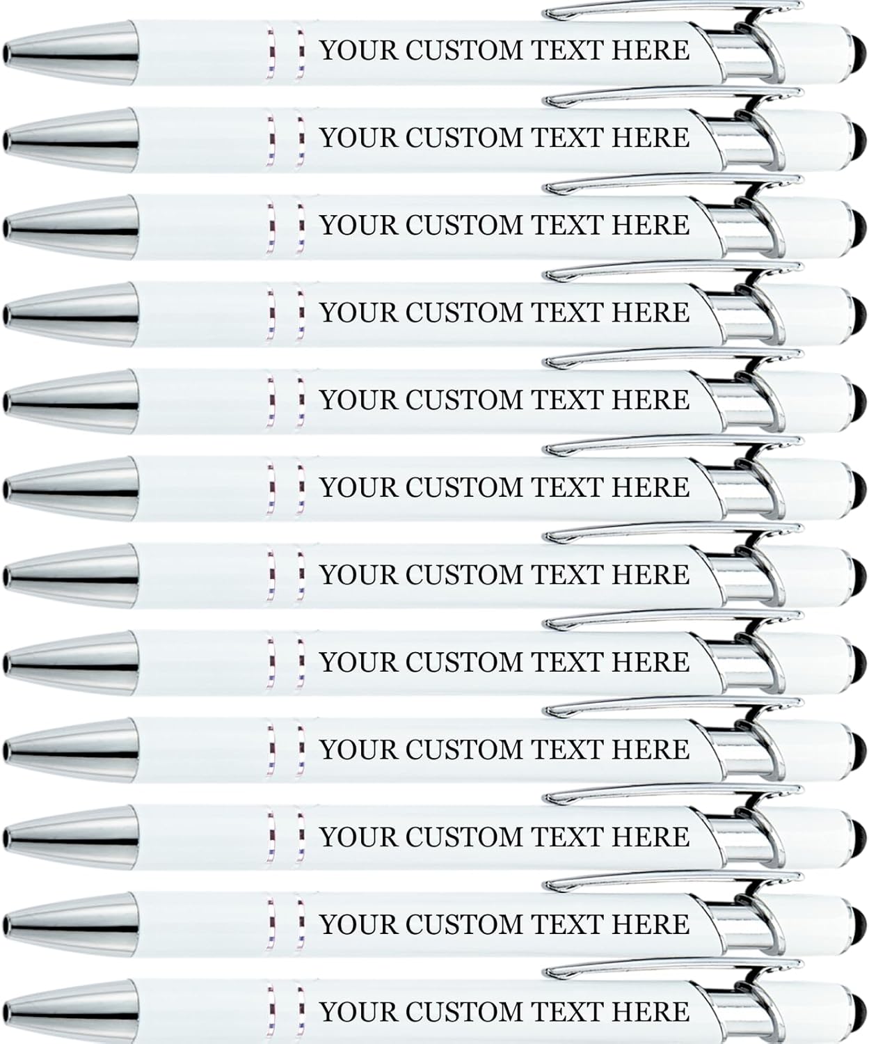 SHIBASHAN Up to 480 Pcs Personalised Pens in Bulk, Custom Metallic ...