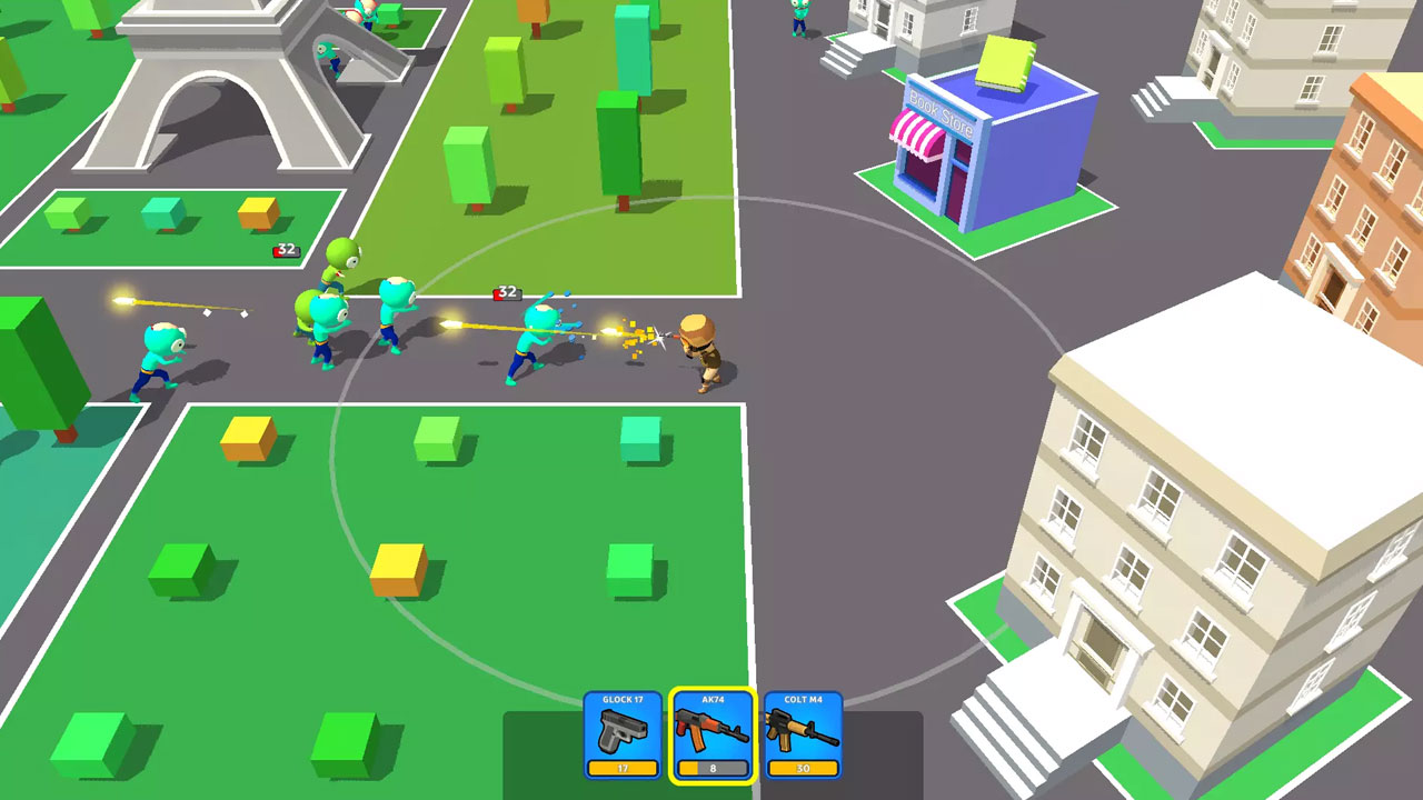 Stickman Survival Shooting Stupid Dead Zombies Simulator Fun Kids Games ...