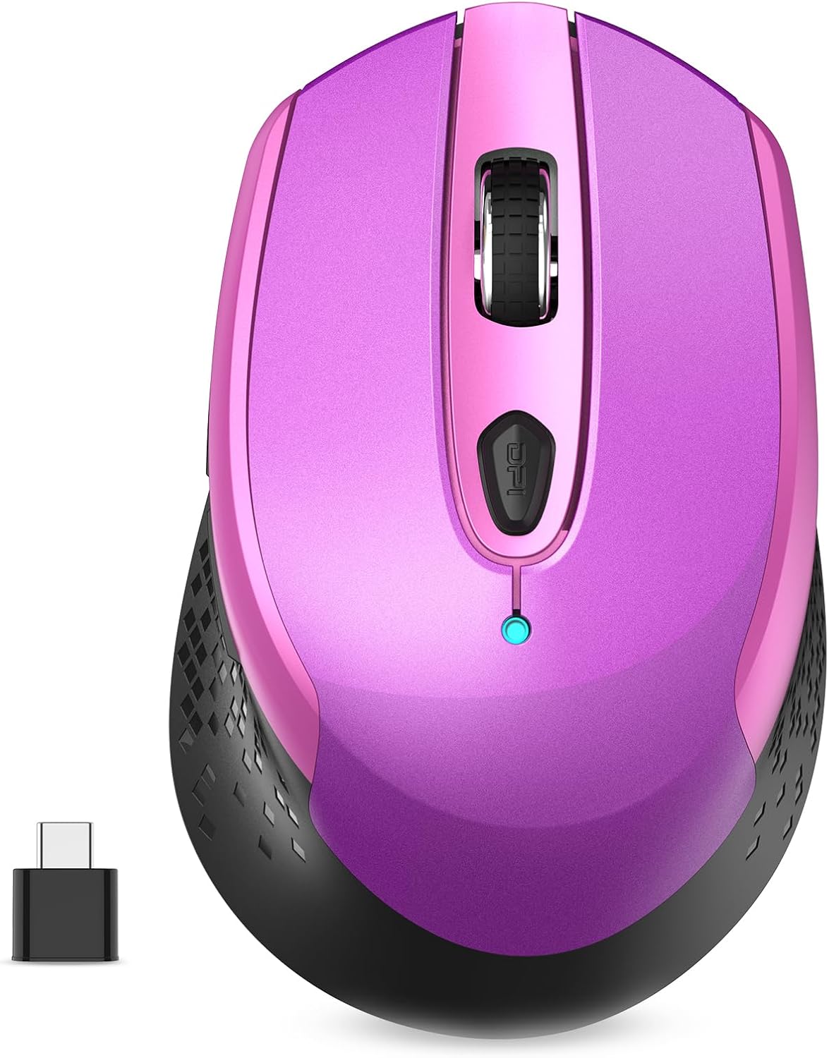 Amazon.com: RaceGT USB C Wireless Computer Mouse, 2.4G Silent Cordless ...
