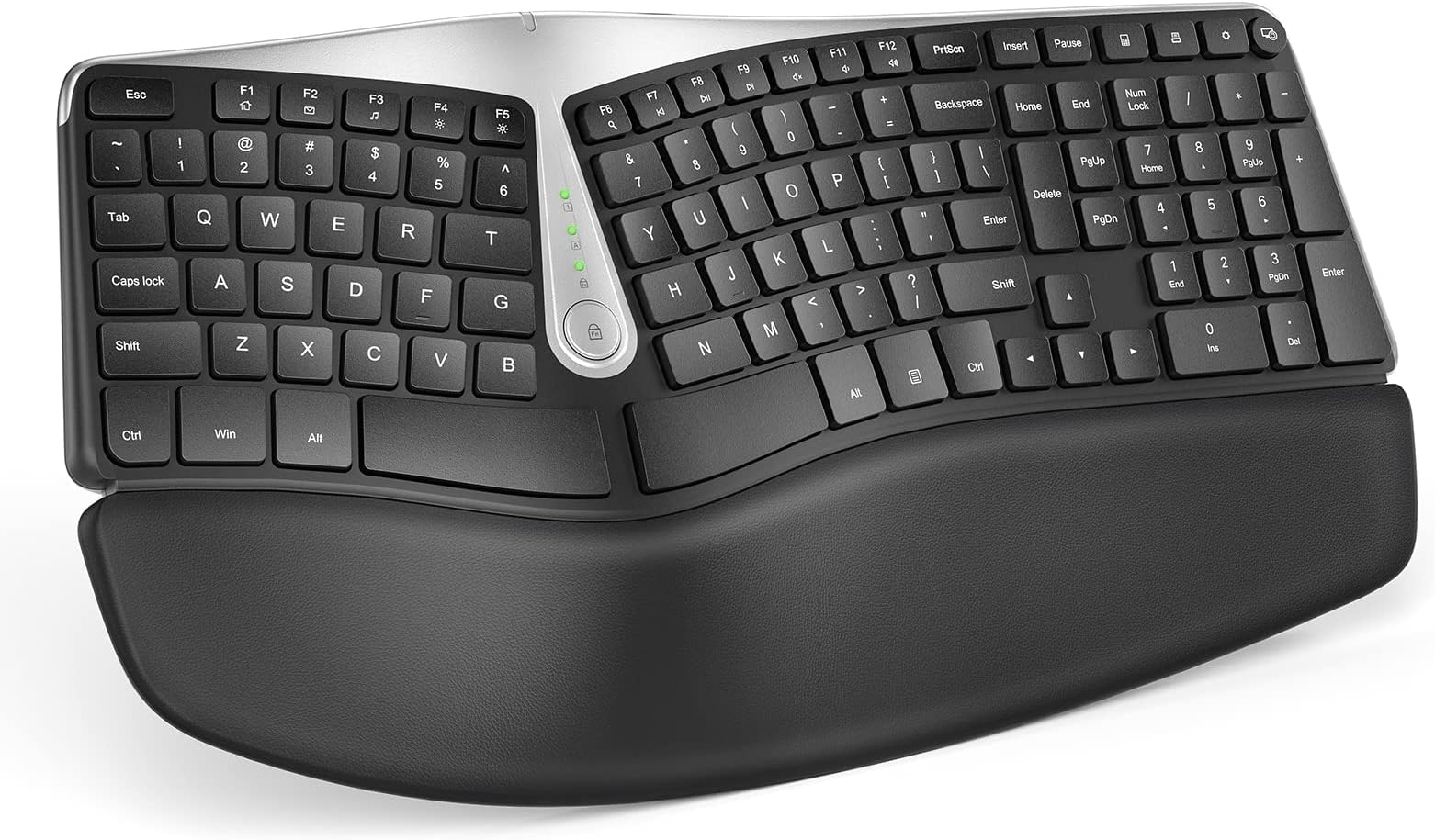 Amazon.com: Microsoft Ergonomic Keyboard - Black. Wired, Comfortable ...