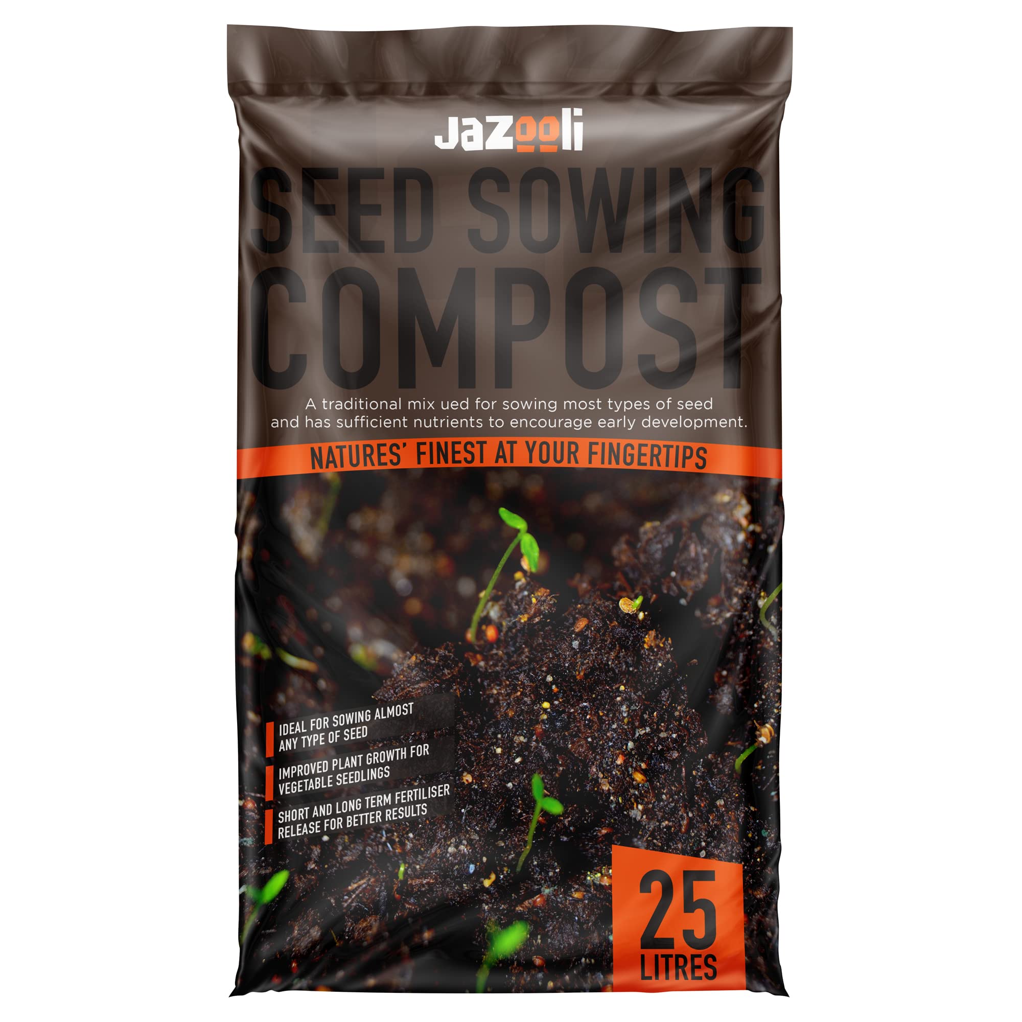 Jazooli 25L Balanced Seed Compost - High Nutrient & Slow Release ...