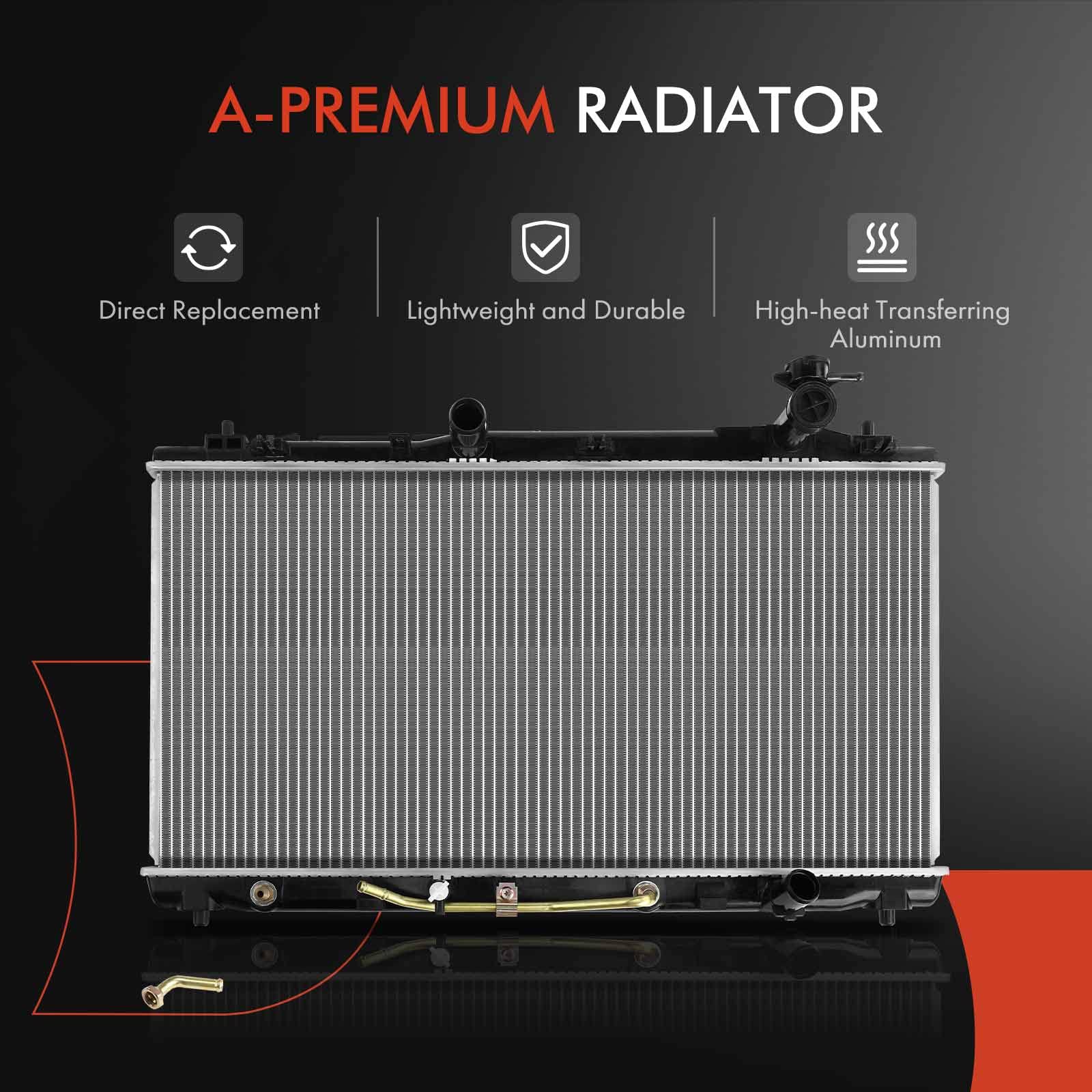 A-Premium Engine Coolant Radiator Assembly with Transmission Oil Cooler ...