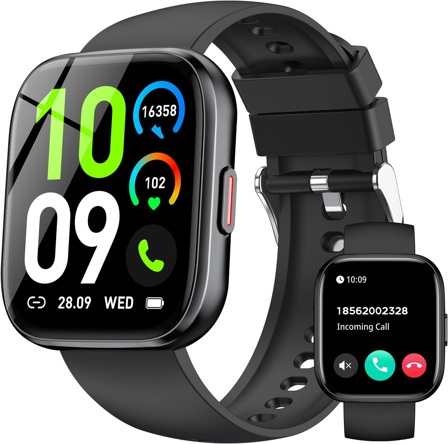 Amazon.com: Smart Watches for Men Women Answer/Make Call, 1.85" Fitness ...