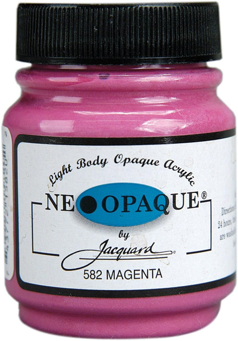 Jacquard Products Neopaque Acrylic Paint, 2.25-Ounce, Magenta : Amazon ...