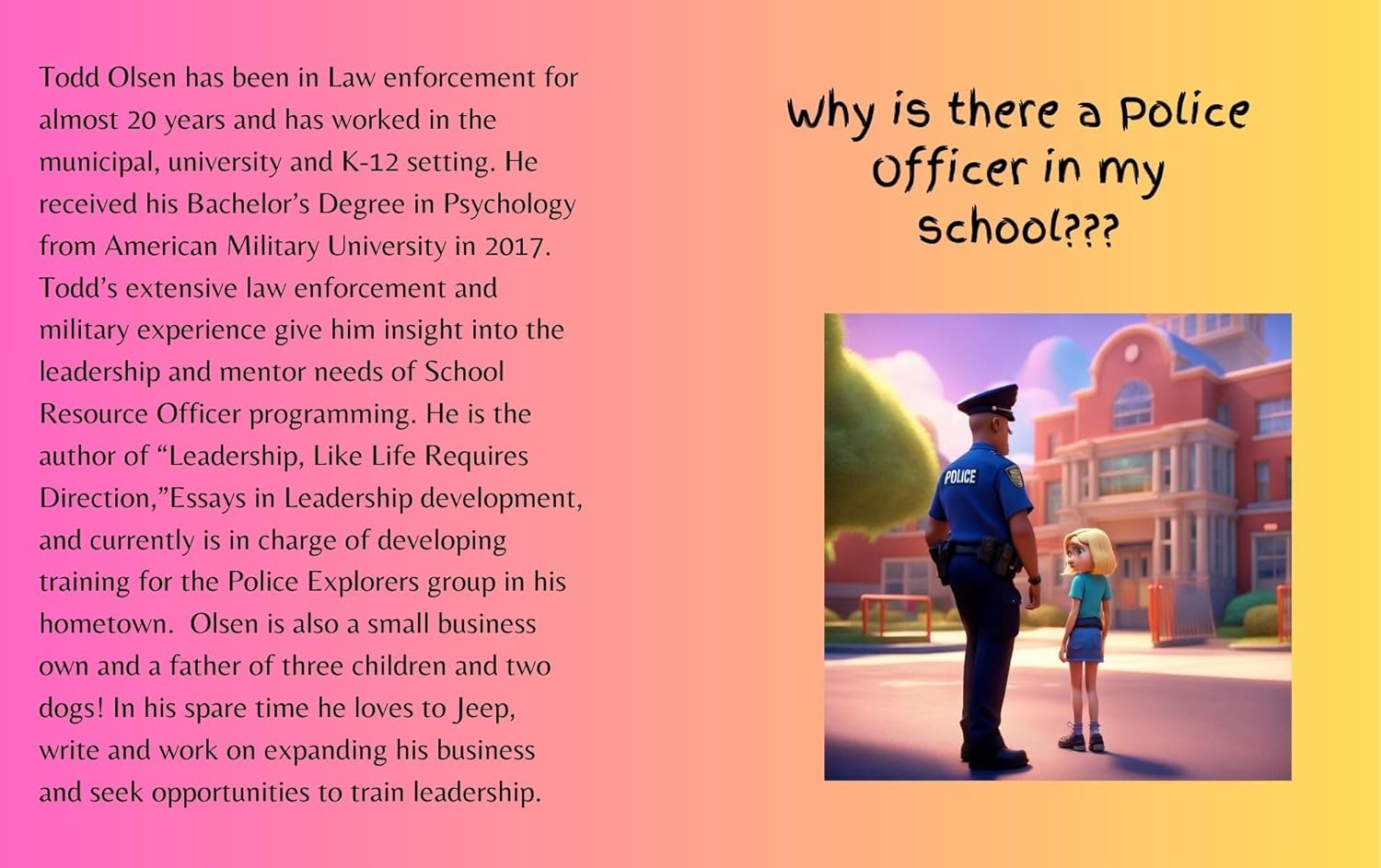 Amazon.com: Why is there a Police Officer in my school??? eBook : Olsen ...