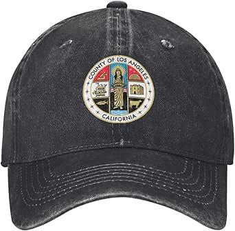 Seal of Los Angeles County, California Baseball Cap for Men Women ...