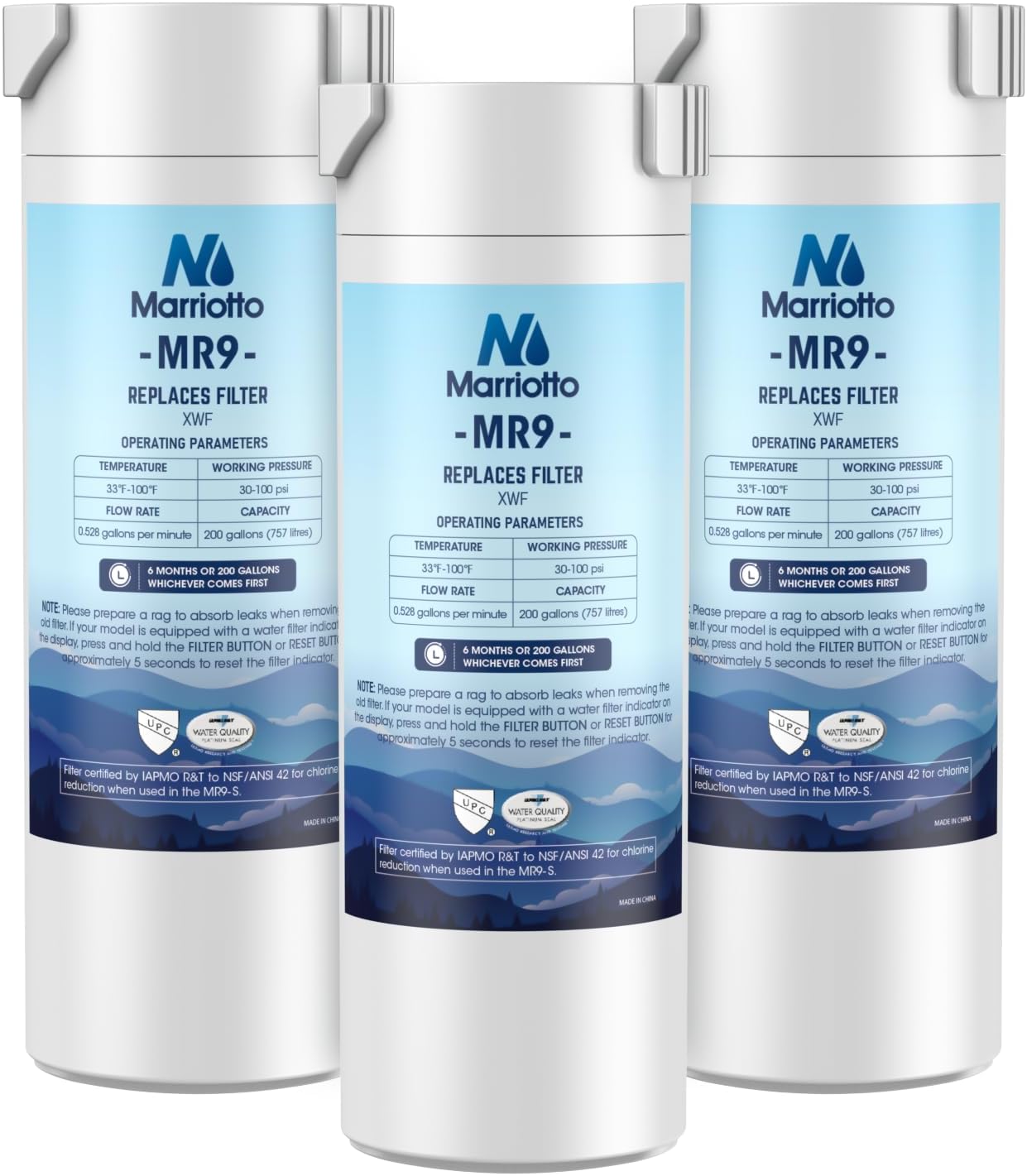 Amazon.com: MARRIOTTO XWF Water Filter Replacement for GE XWF ...