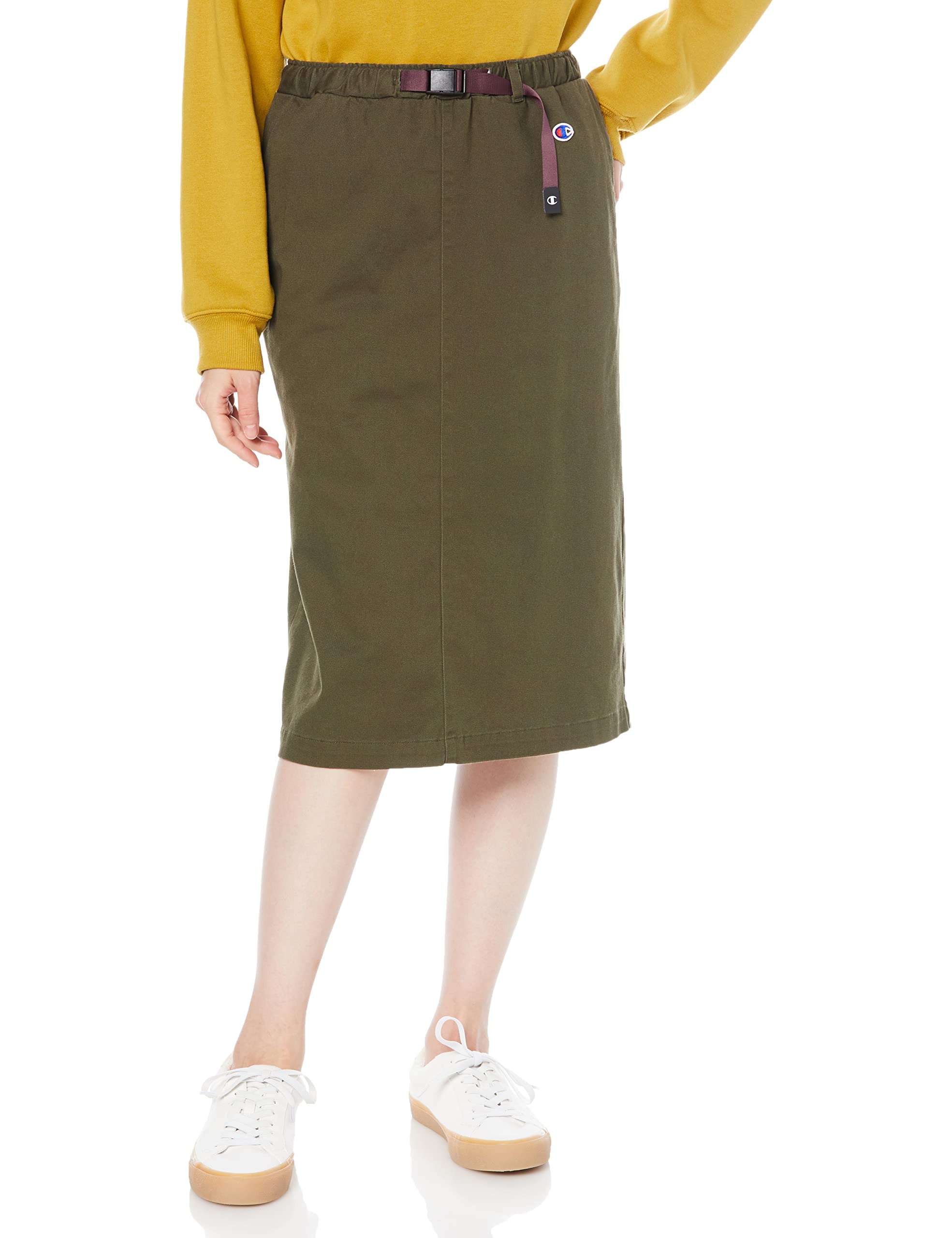 [チャンピオン] スカート ワンポイントロゴ CW-W203 レディース オリーブ Mサイズ Amazon.co.jp: [チャンピオン] スカート ワンポイントロゴ CW-W203