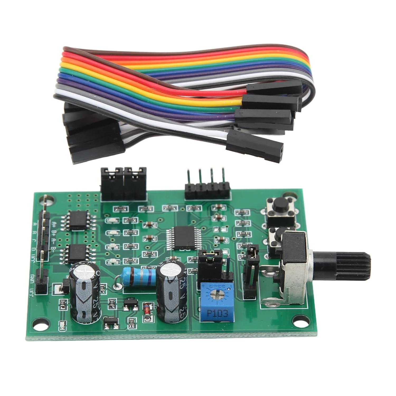 DC 5V to 12V Mini Stepper Motor Driver Control Board, 2 Phase 4 Wire, 4 ...