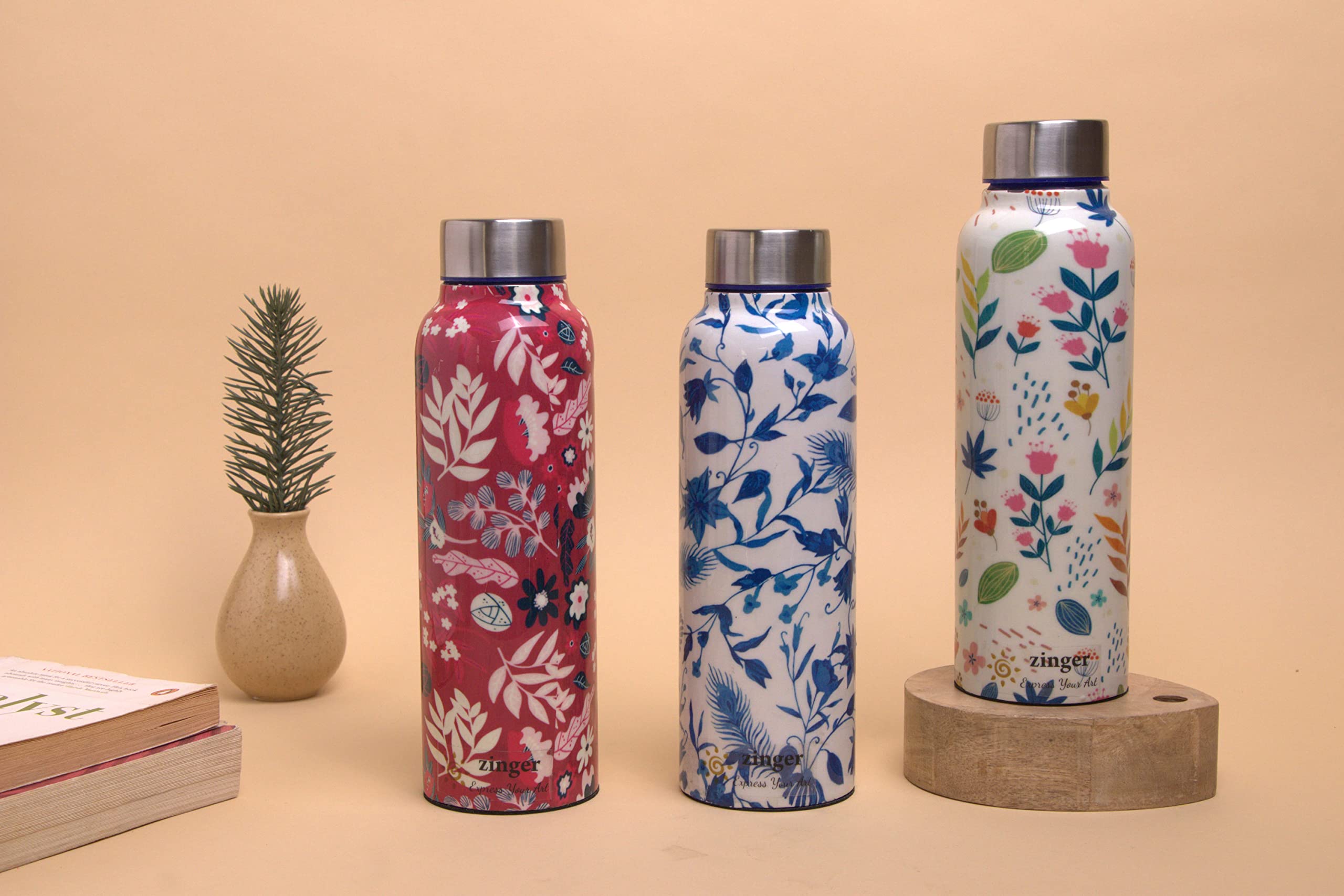 Snapklik.com : Zinger Quela Modern Botanic Designable Printed Water ...