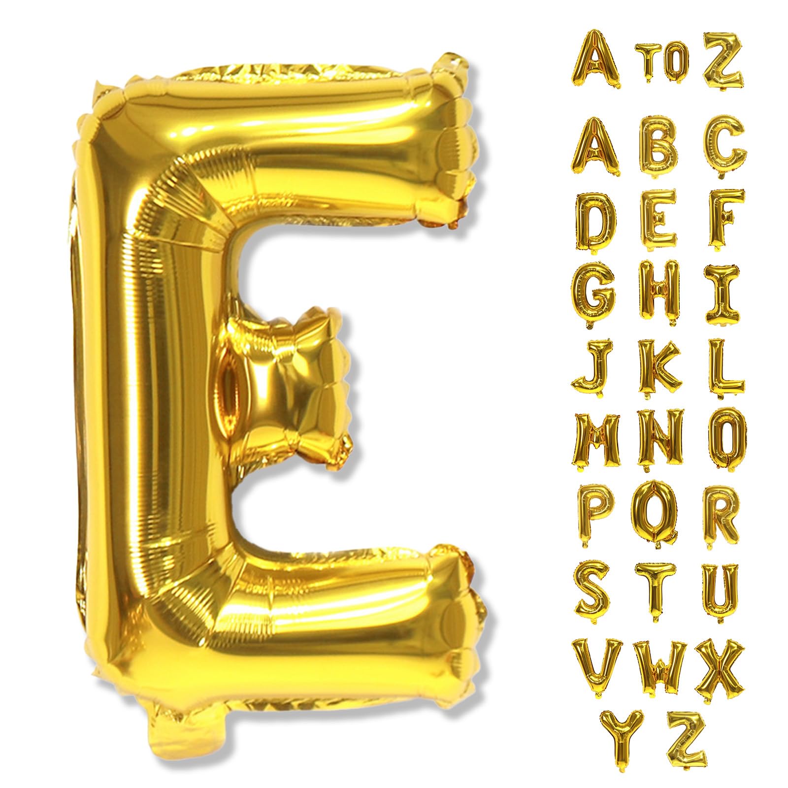 Amazon.com: Large Custom Balloon Letters E, 40 Inch Helium Alphabet ...