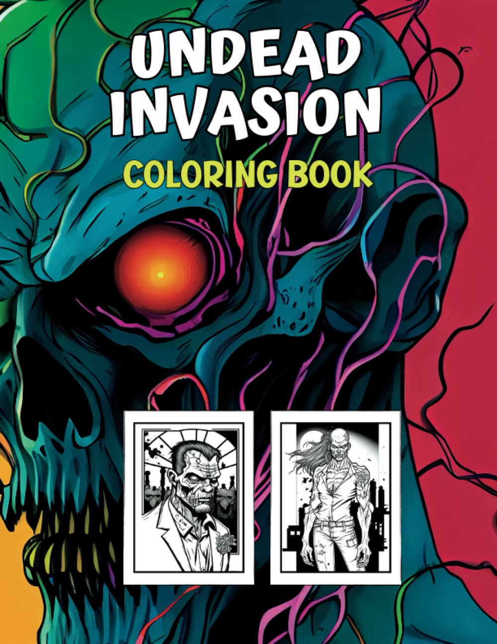Amazon.com: The Undead Invasion: A Coloring Book of Zombies ...