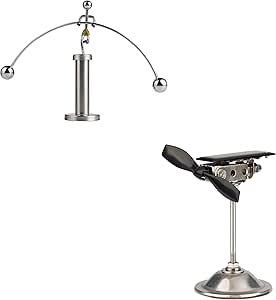 Amazon.com: Sunnytech Steel Balance Physics Toy Solar Power Windmill ...