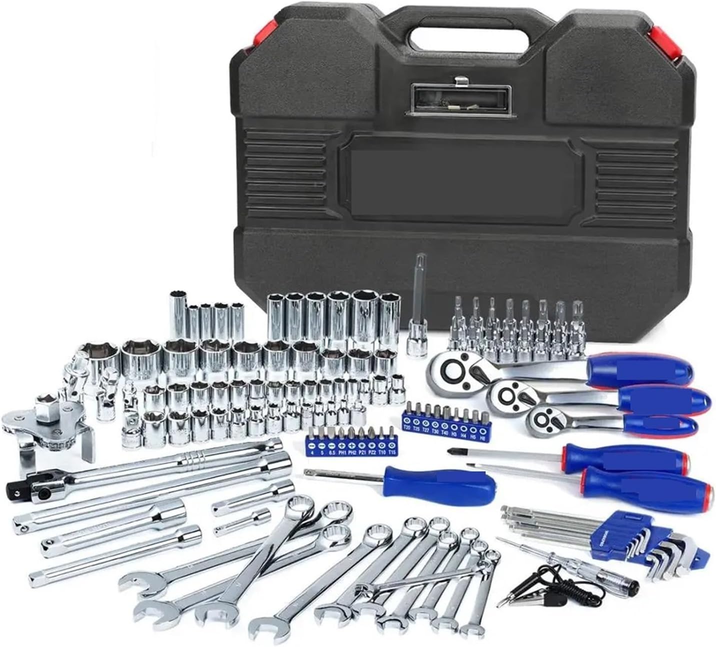 123PC Car Repair Tool Set For Auto Tool Set Mechanic Tool Kits Ratchet ...