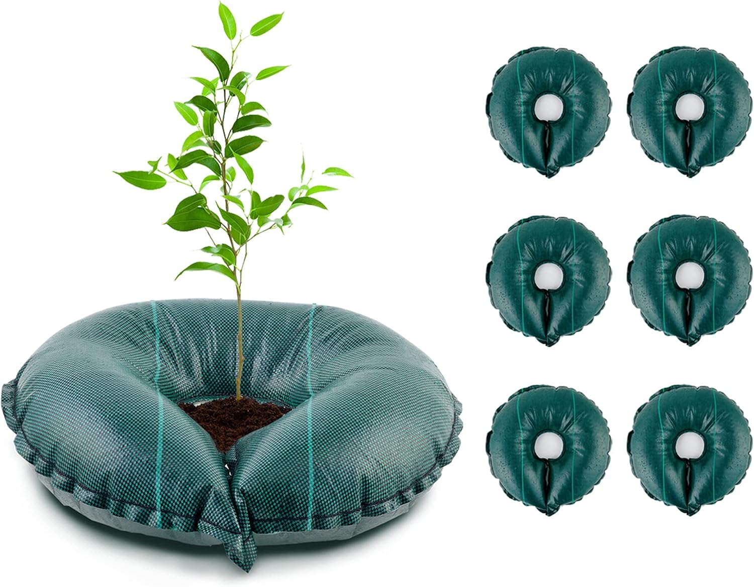 Amazon.com : Tree Watering Ring 6Pcs-21in, 1 Month Automatic Slow ...