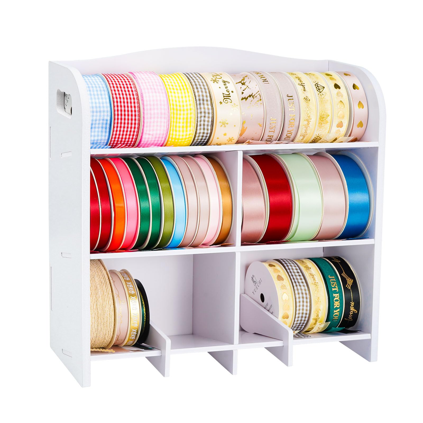 Amazon.com: Krafetto Ribbon Organizer Storage Rack, Wall-mountable ...