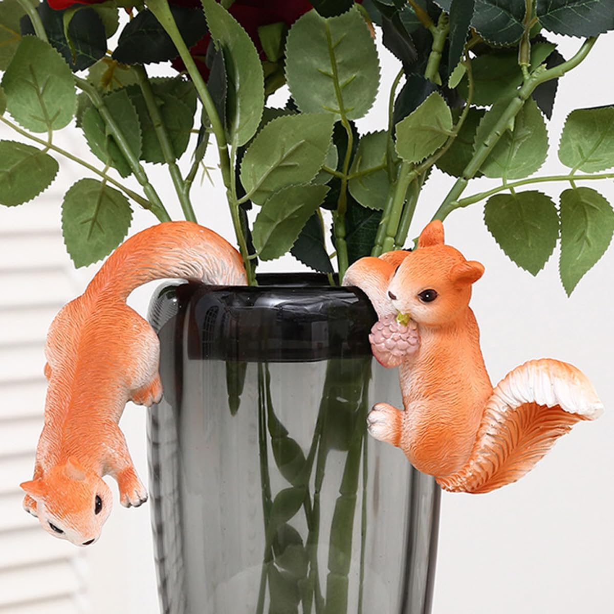 Amazon.com : Kelendle 3Pack Flower Pot Huggers Animals Resin - Plant ...