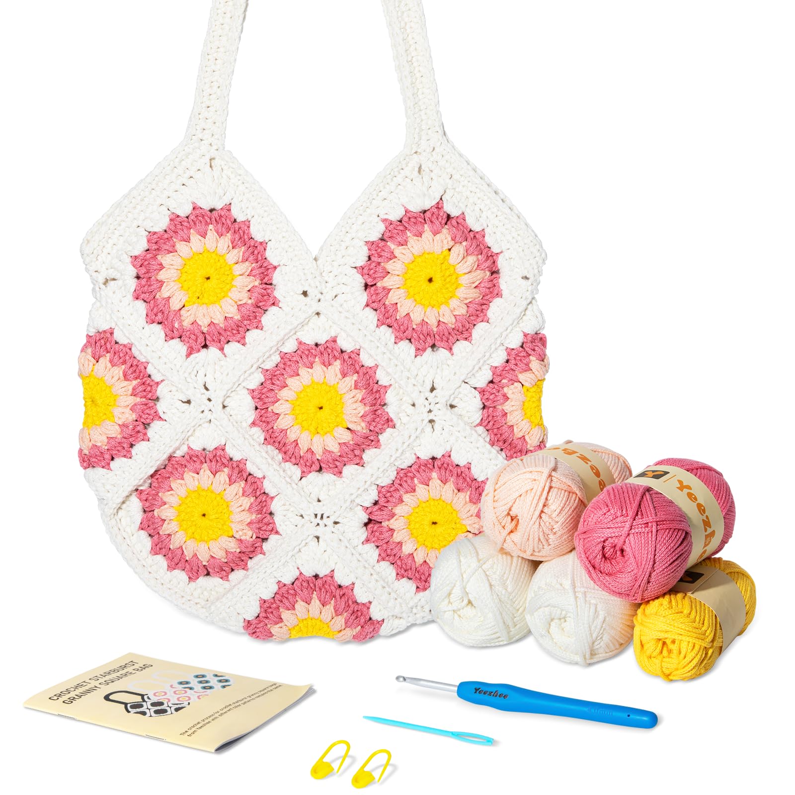 Amazon.com: Yeezhee Crochet Kit for Advanced or Intermediate Beginners ...