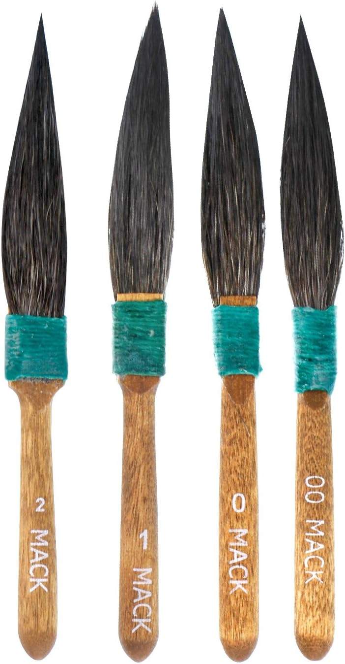 Amazon.com: 4 Mack Dagger Striper Pinstriping Brush 30 Series 0-3 ...
