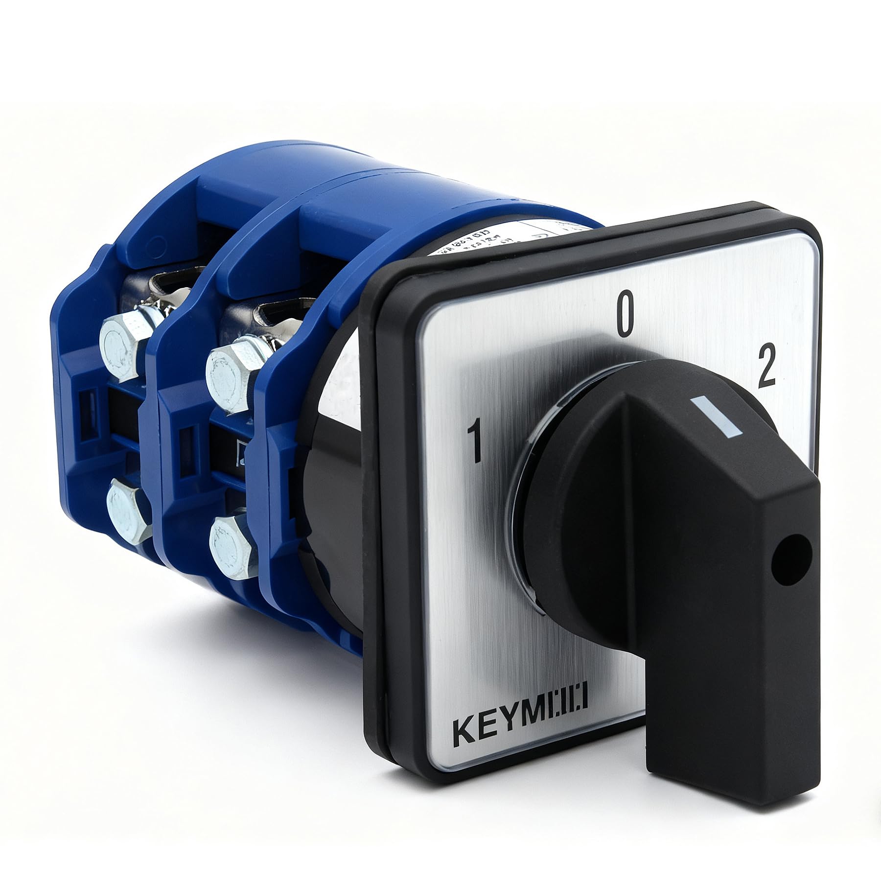 Snapklik.com : KEYMOO 125A Rotary Changeover Switch, 660V 3 Position 2 ...