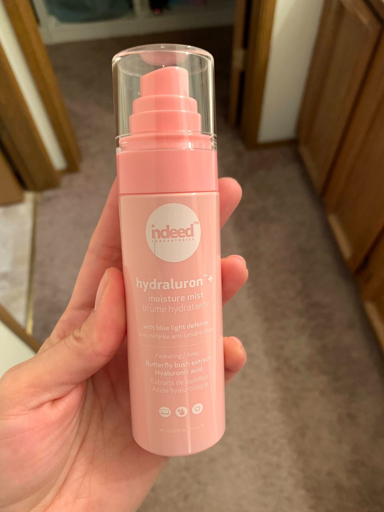 $7/mo - Finance Indeed Labs Hydraluron Moisture Mist with Blue Light ...