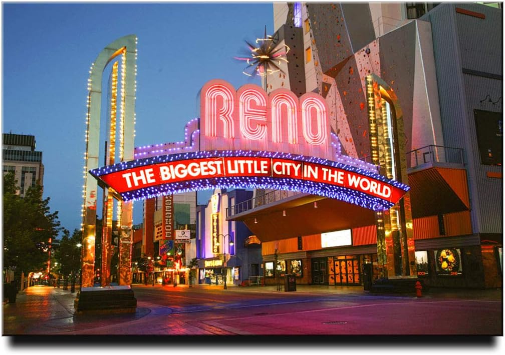 Amazon.com: Reno Fridge Magnet Nevada Travel Souvenir : Home & Kitchen