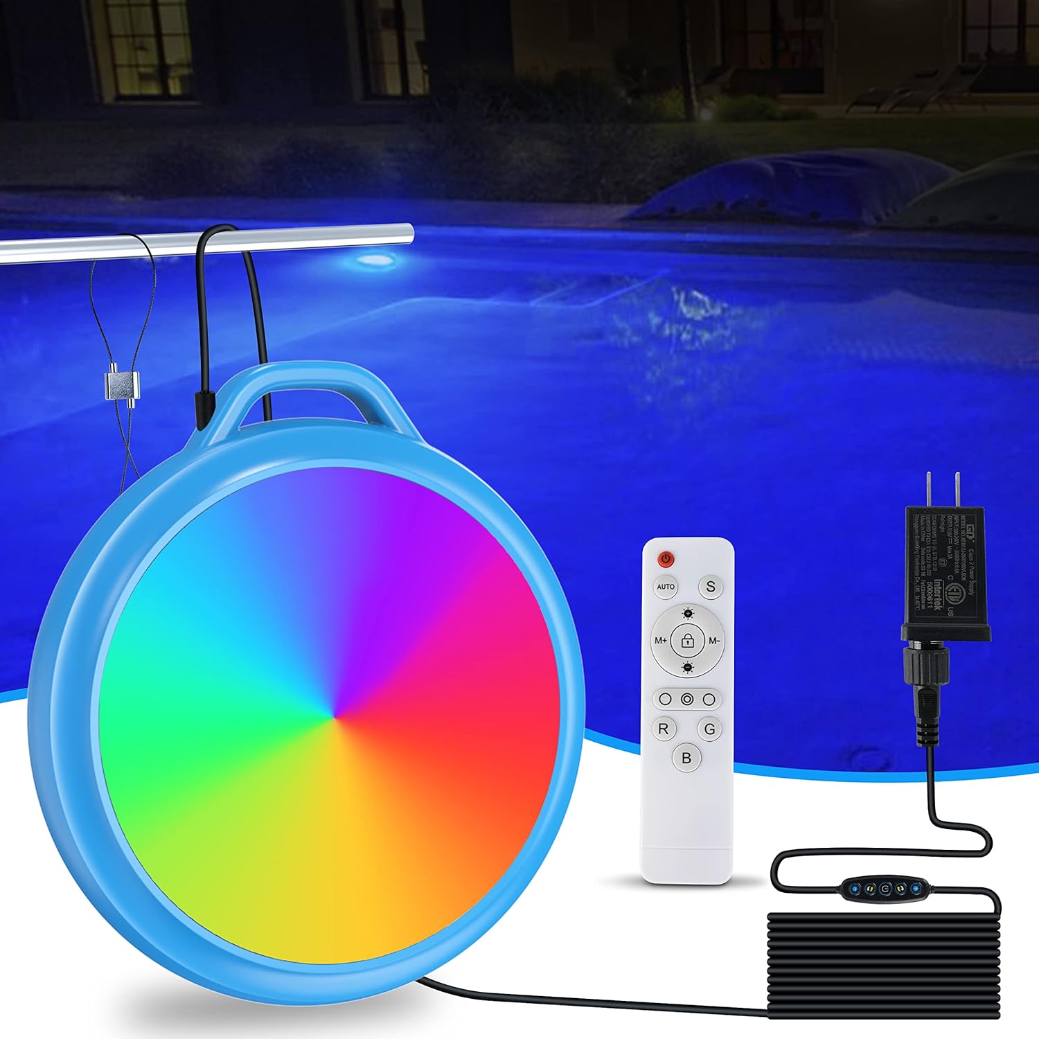 Amazon.com: Pool Lights - Waterproof Floating Pool Light with Remote ...