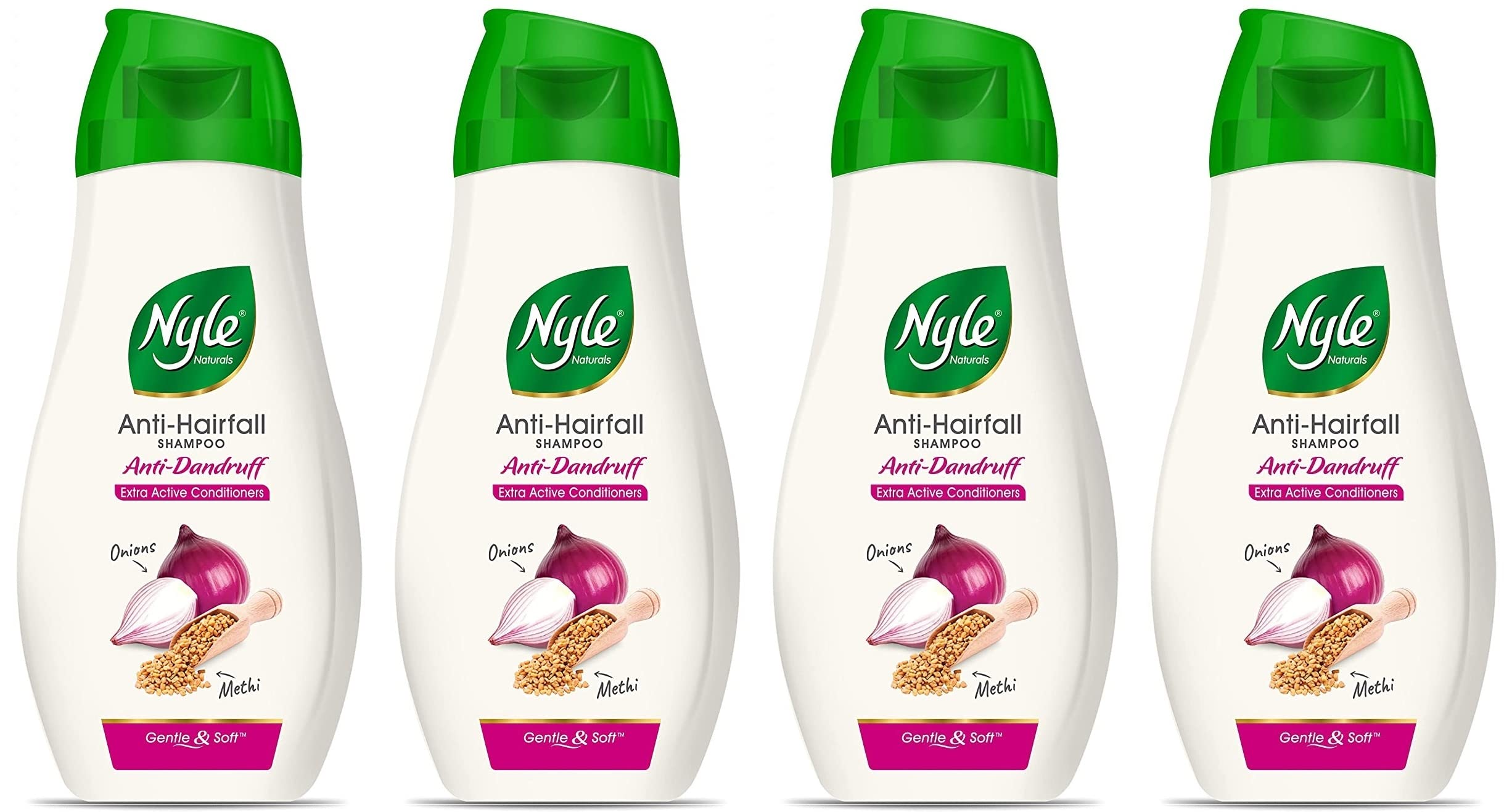 Buy Nyle Naturals Anti Dandruff 2 In1 Shampoo With Active Conditioner ...