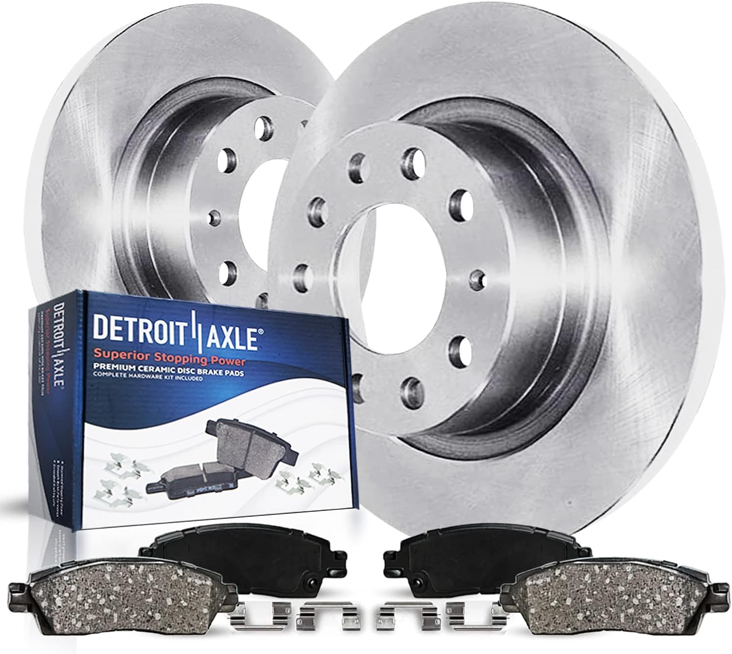 Amazon.com: Detroit Axle - Brake Kit for Volkswagen Jetta GTI EOS ...
