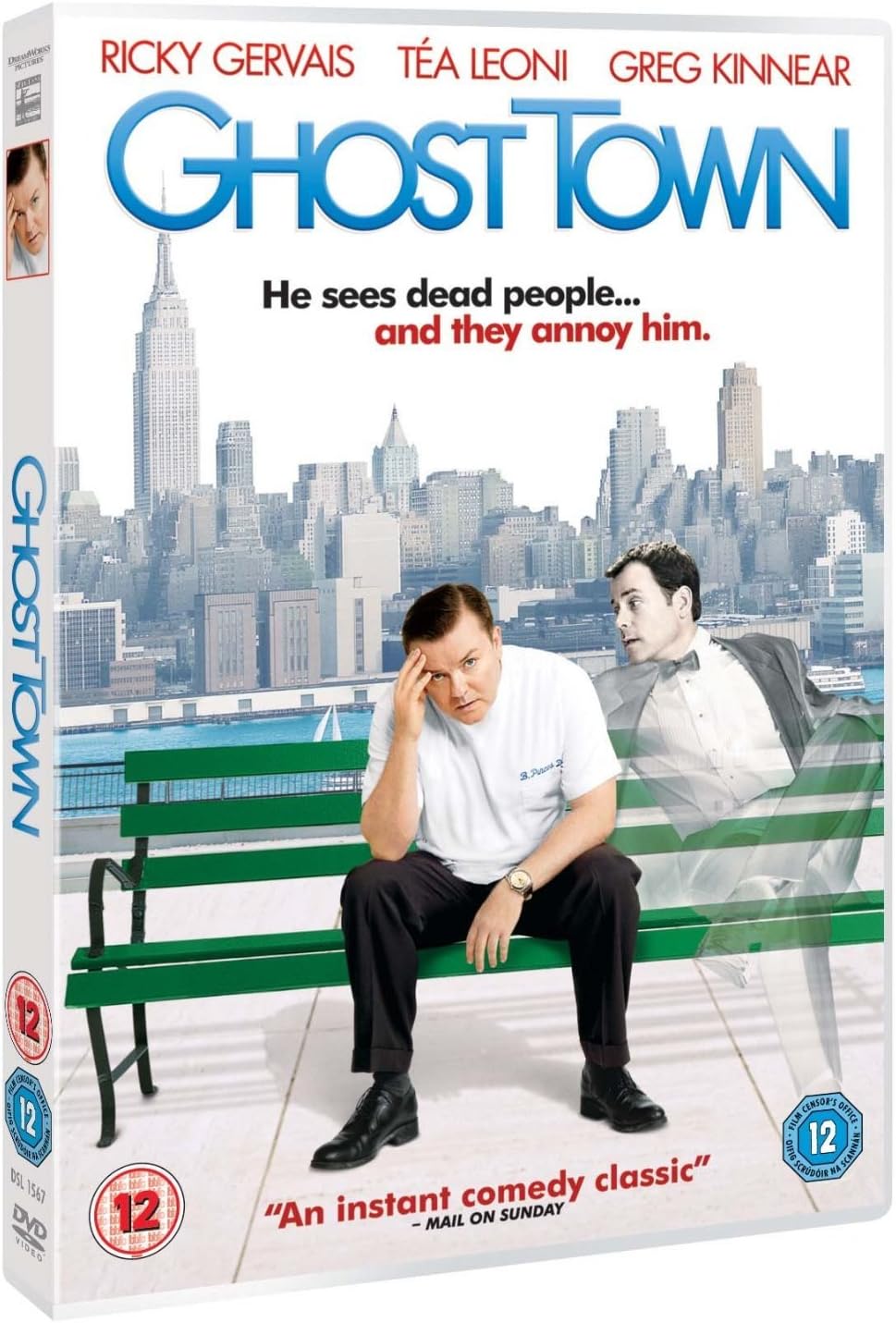 Ghost Town [DVD] [2008]: Amazon.co.uk: Ricky Gervais, Téa Leoni, Greg ...
