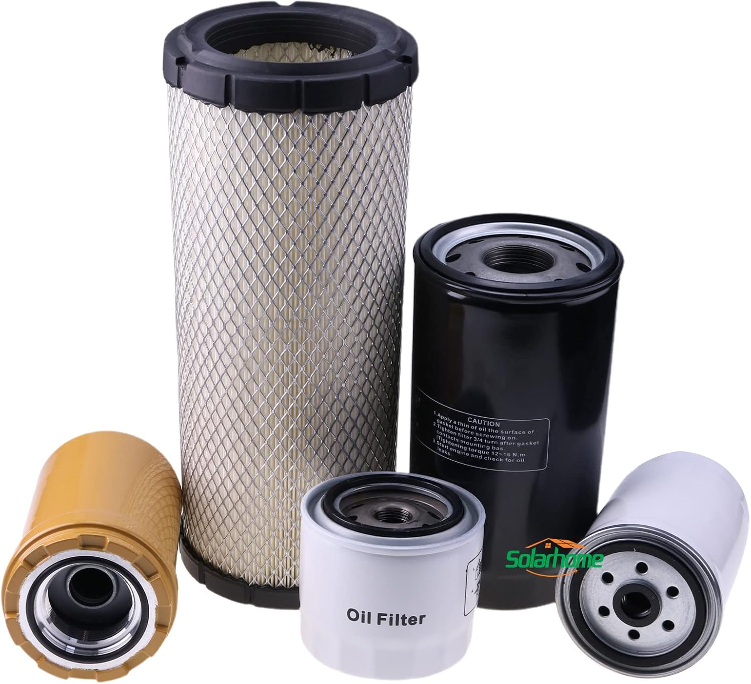 Amazon.com: Solarhome Maintenance Service Filter Kit Oil Air Fuel ...