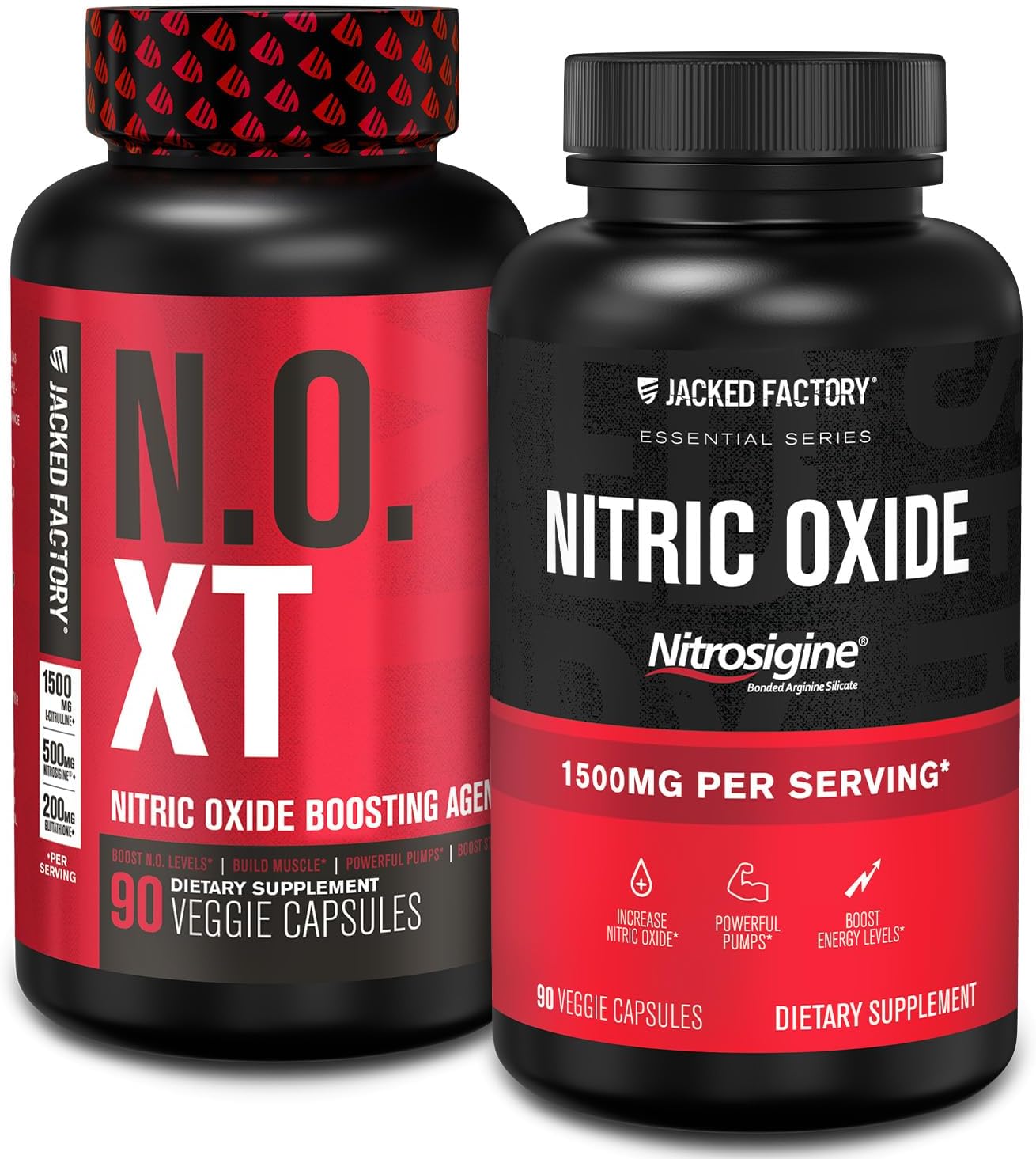 Amazon.com: Jacked Factory N.O. XT Nitric Oxide Supplement (90 Capsules ...